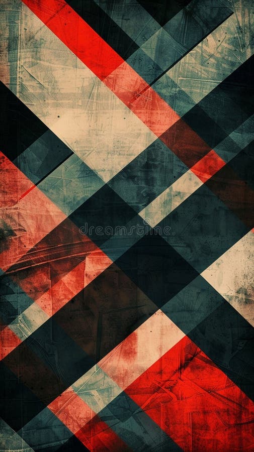 Geometric Shapes Contrast in Bold Abstract Design Stock Illustration ...