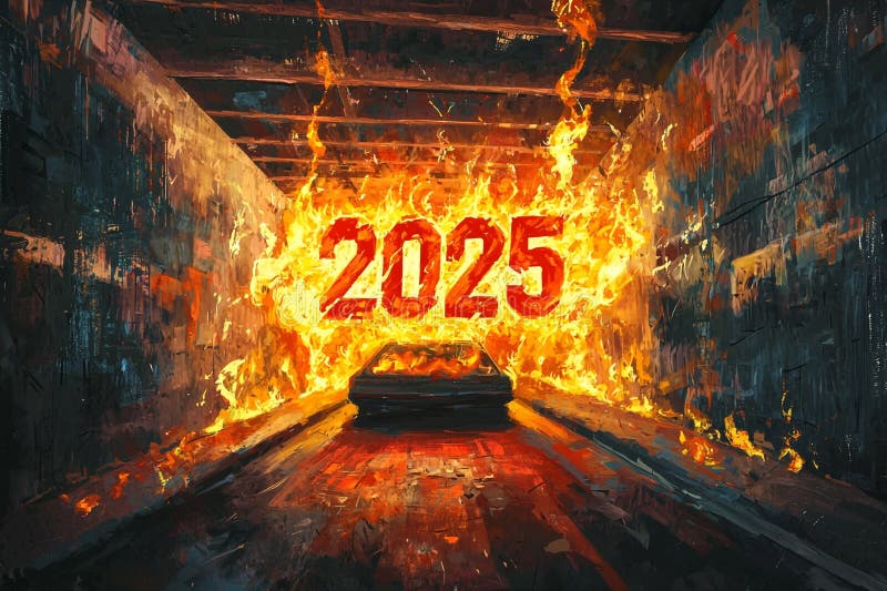 2025 Ignited Intense Heat Effect Stock Illustration - Illustration of ...