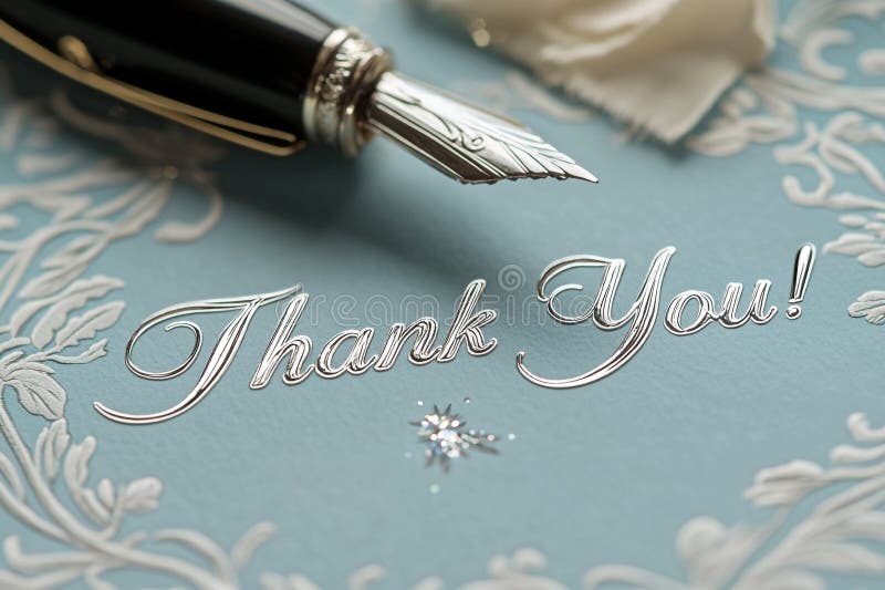 Thank You Script Green Stock Illustrations – 234 Thank You Script Green ...
