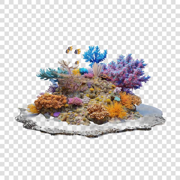 Coral Location Map 3D stock illustration. Illustration of cartoon ...