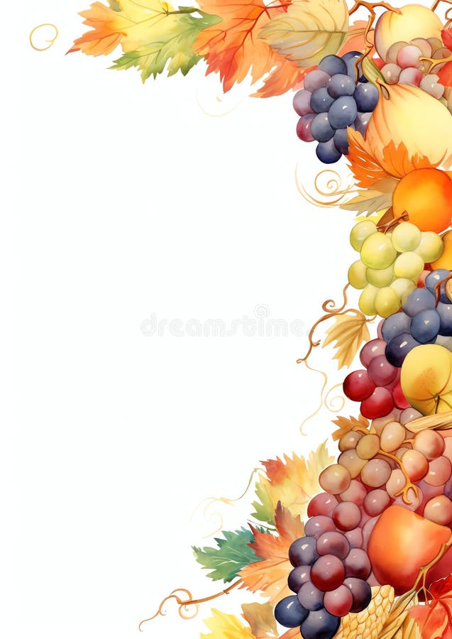 Clip Art Bordo Cornucopia Cornucopia Border Stock Illustrations