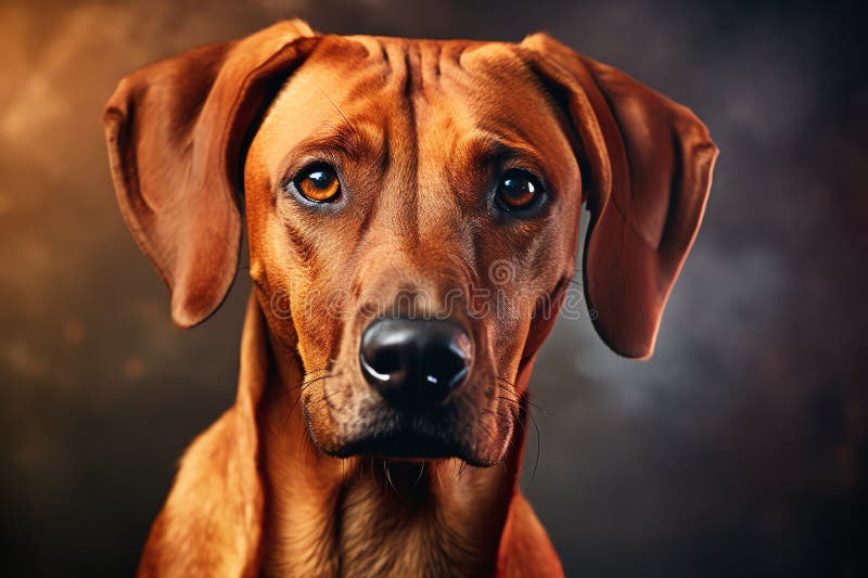 Cute Beautiful Rhodesian Ridgeback Dog Portrait for Advertising with ...