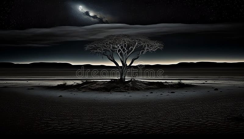 Dark and Empty Earth: a Post-Apocalyptic Landscape, Made with ...