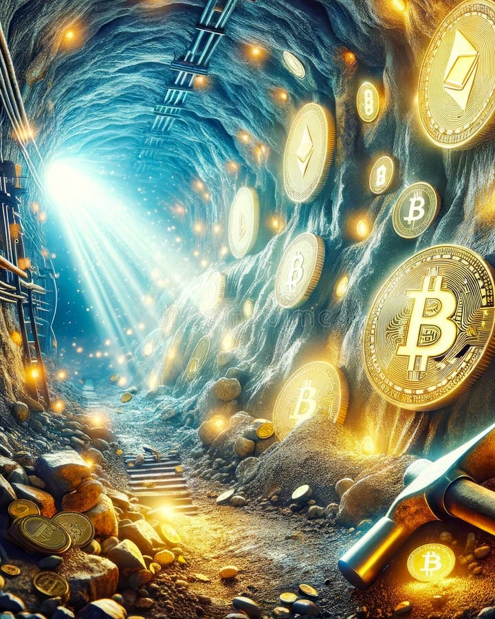 Bitcoin Cryptocurrency Mining Global Digital Currency Investments Gold ...