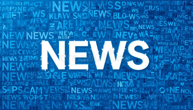 Breaking News Headlines Textured Background Image Stock Illustration ...