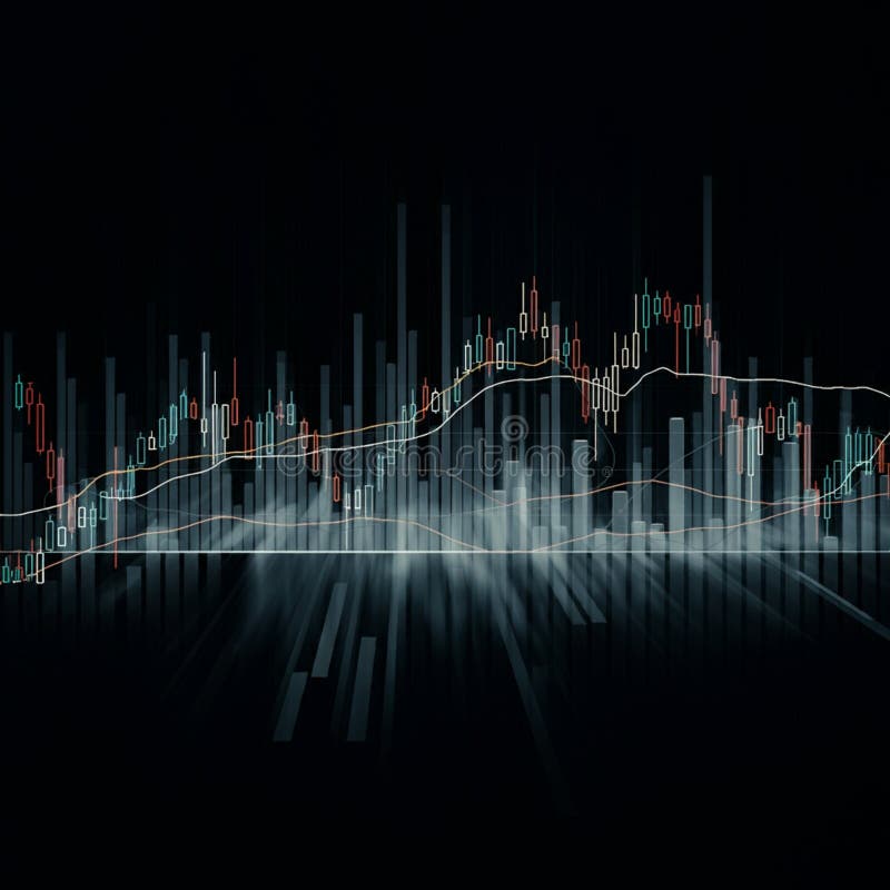 AI-Generated Image: Upward Trending Bar Graph on Table Stock ...