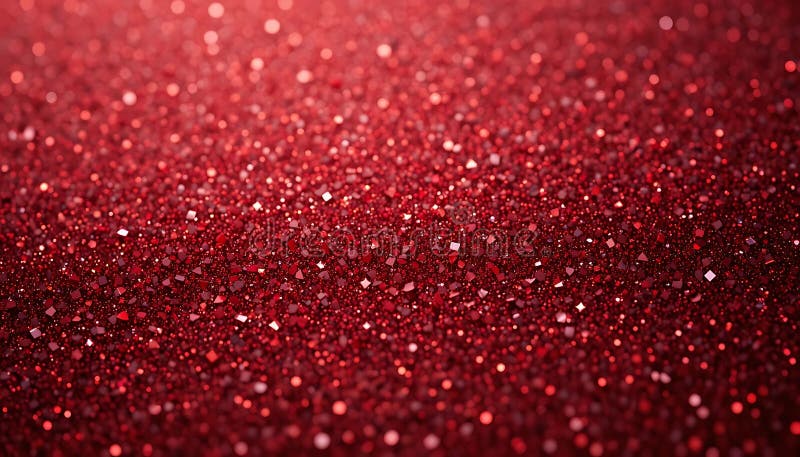 Sparkling Red Glitter Background Texture, Shimmering Red Crystals Stock ...
