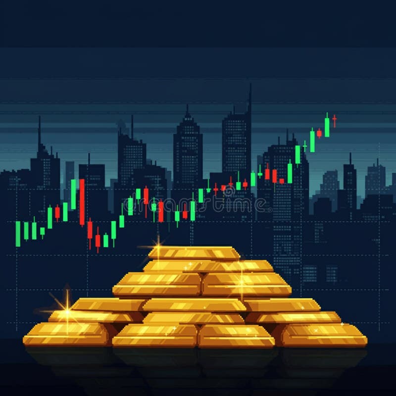 AI-Generated Image of Money Growing Toward Success Stock Illustration ...