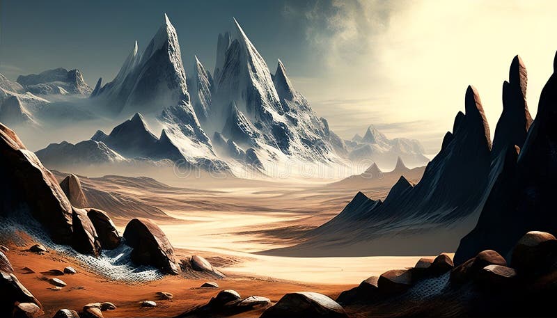 "Future Earth: a Billion Years Ahead" Made with Generative AI Stock ...