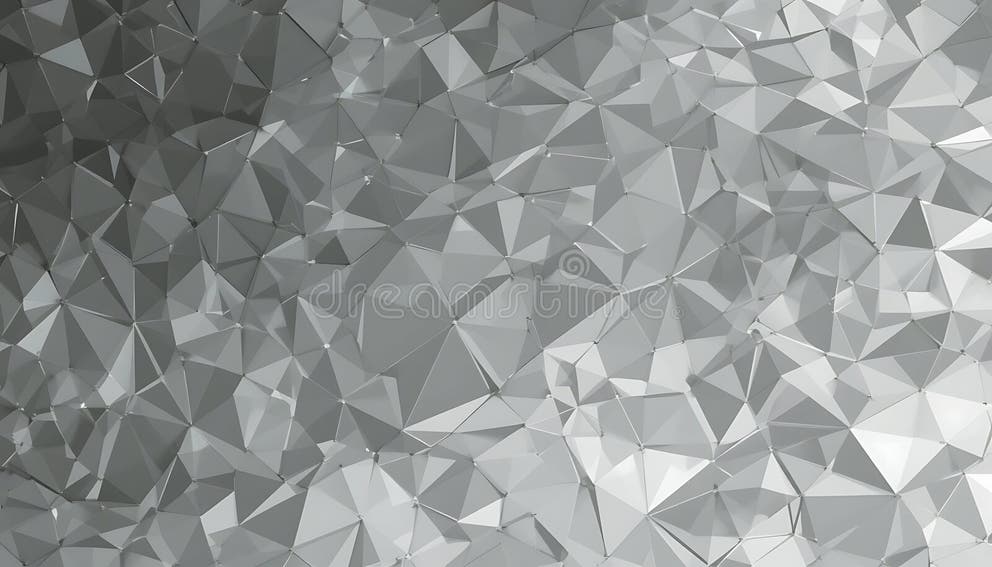 Abstract Silver Gray Polygonal Low Poly Background Texture Stock ...