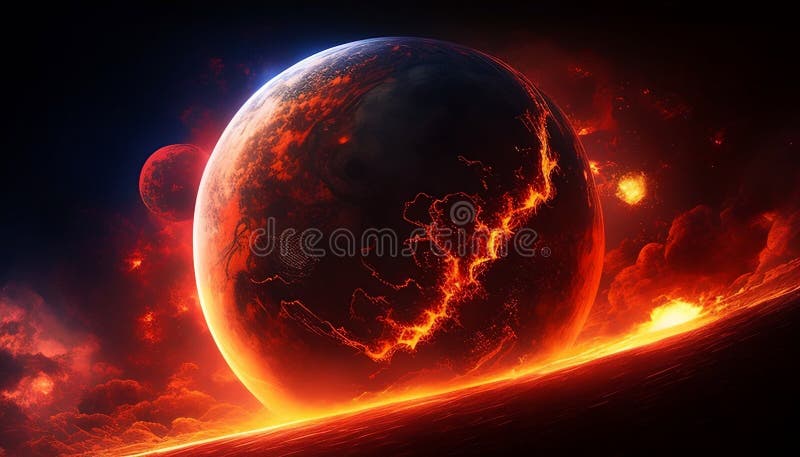 Inferno Planet: a Cinematic View of a Burning Earth, Made with ...