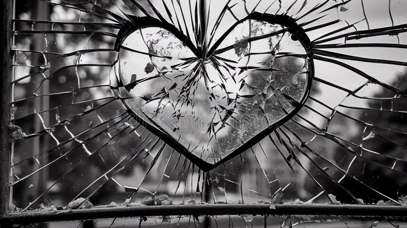 Shattered Mirror Distortion, Made with Generative AI Stock Illustration ...