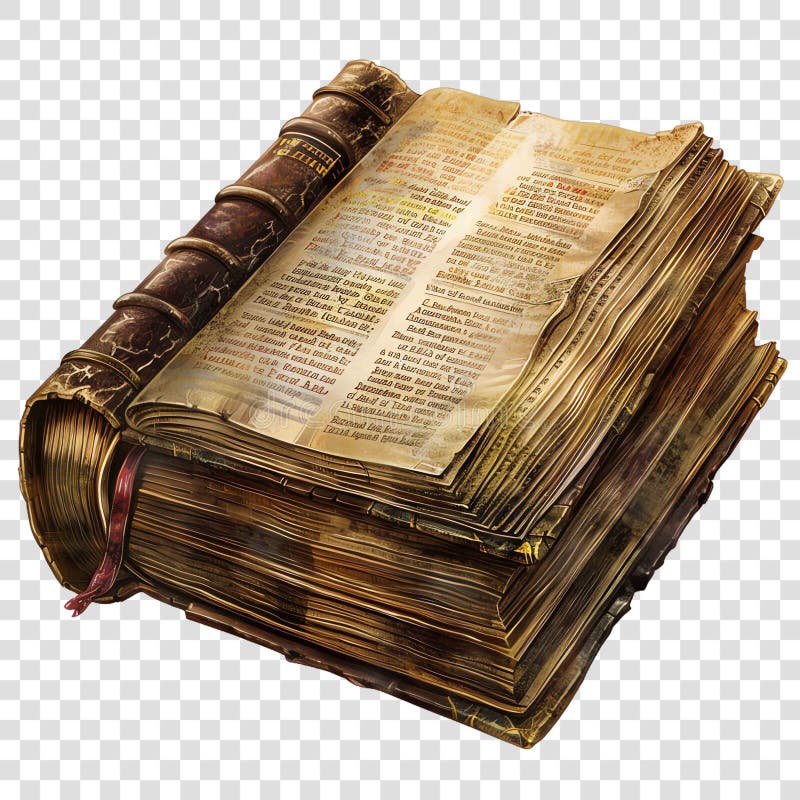 Dictionary Transparent Background Realistic Element Stock Illustration ...