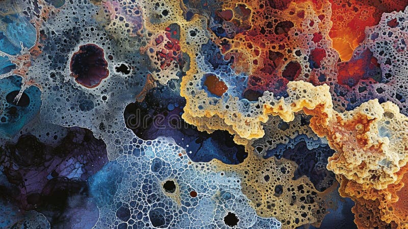 Colorful Abstract Geologic Texture Stock Illustration - Illustration of ...