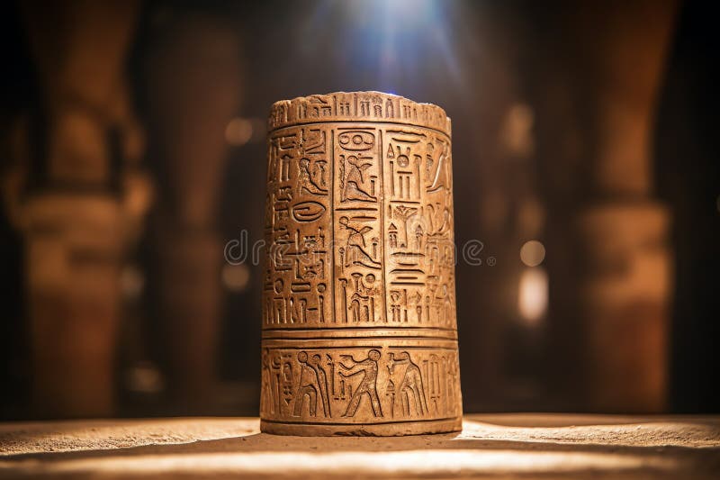 Djed Pillar Symbolizing Stability and Endurance Illustration Photo ...