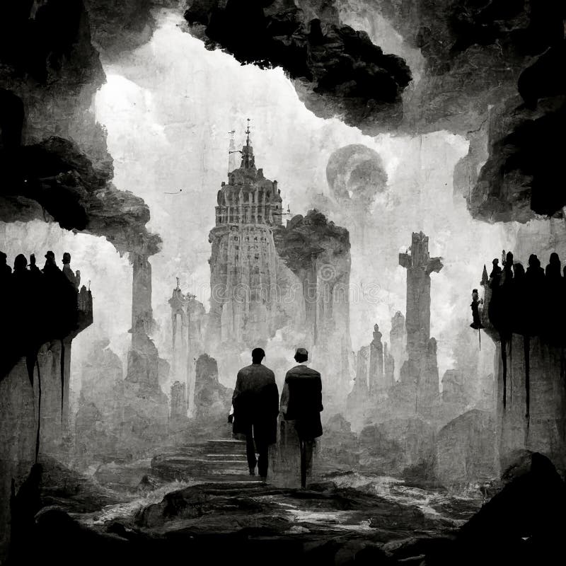 AI Generated Image. Doomsday, Nuclear War and End of Civilisation ...