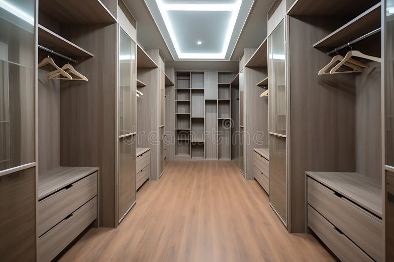 Dual Walk in Closet Design with Separate Sides for Him and Her ...