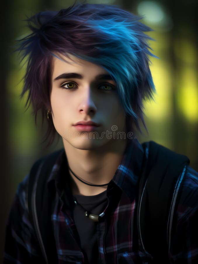 Emo Boy Photo Illustration of Emo Stock Illustration - Illustration of ...