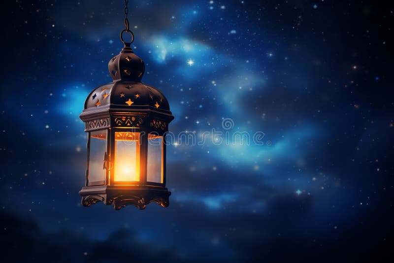 Enchanted Lantern in the Sky Fantasy Sky Night Gazing Stock ...