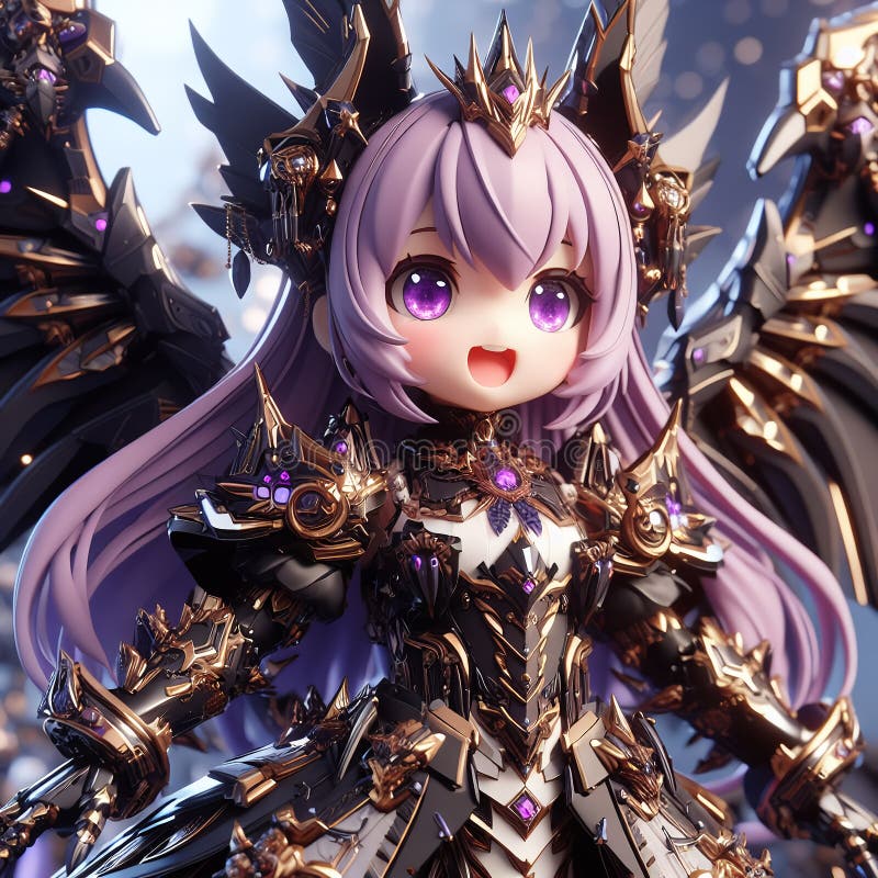 AI-Generated Image, the Enigmatic Warrior Princess Stock Illustration ...