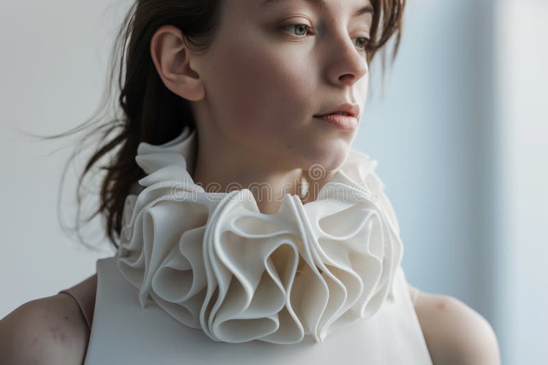 Abstract 3D-Printed Sculpture on Display Stock Illustration ...