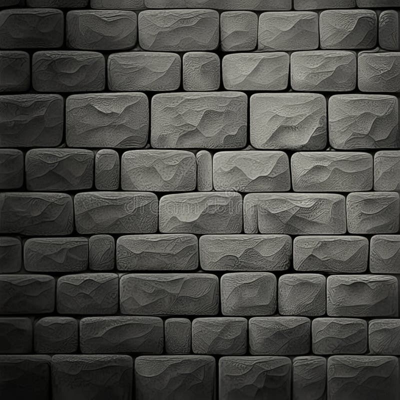 AI-Generated Image: Repeating Pattern of Textured Grey Rectangular ...