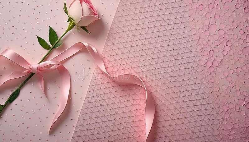 AI-generated Pastel-Toned Spot Pattern Light Pink Backdrop with Pink ...