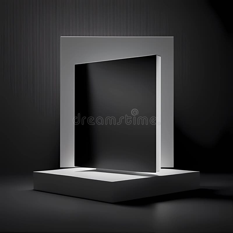 Minimal Tech Backdrop, Made with Generative AI Stock Illustration ...