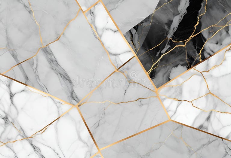 Geometric Design Combining Natural Marble Textures with Modern Angular ...