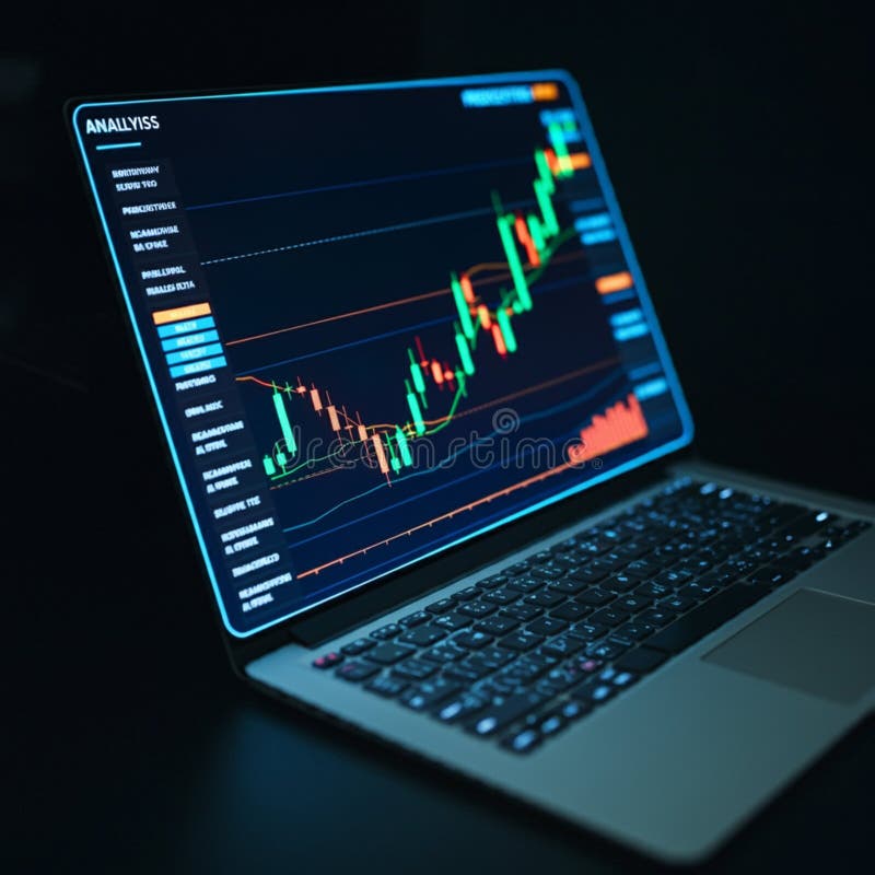 AI-Generated Image: Chart Depicting Growth and Success Stock ...