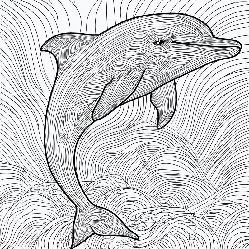 Dolphin Zentangle Stock Illustrations – 423 Dolphin Zentangle Stock ...