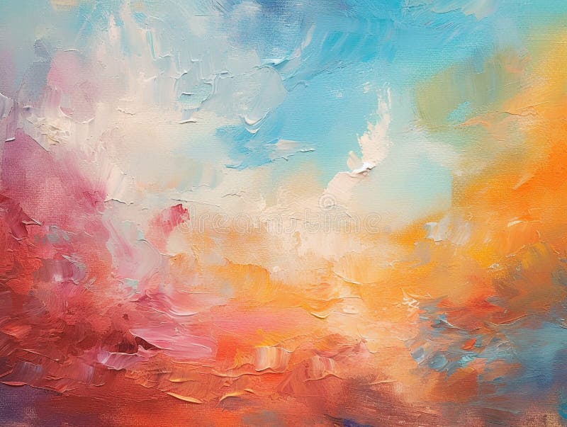 Oil Paint Background Canvas Stock Illustration - Illustration of ...