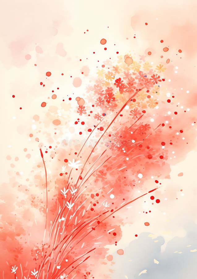Firecrackers Chinese New Year Pattern Stock Illustration - Illustration ...