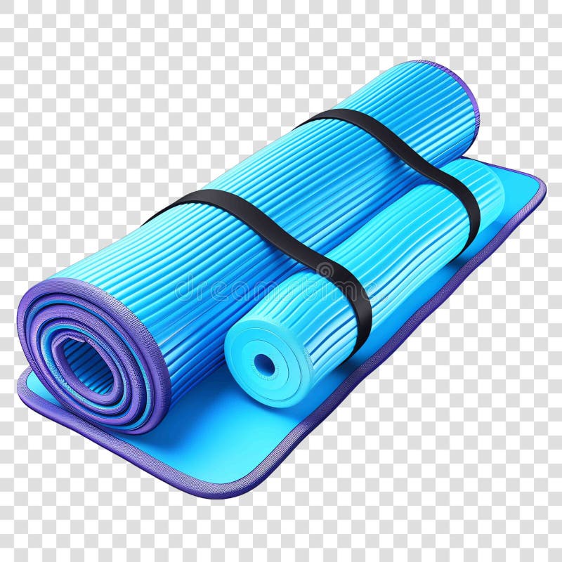 Fitness Mat Transparent Background Realistic Element Stock Illustration ...