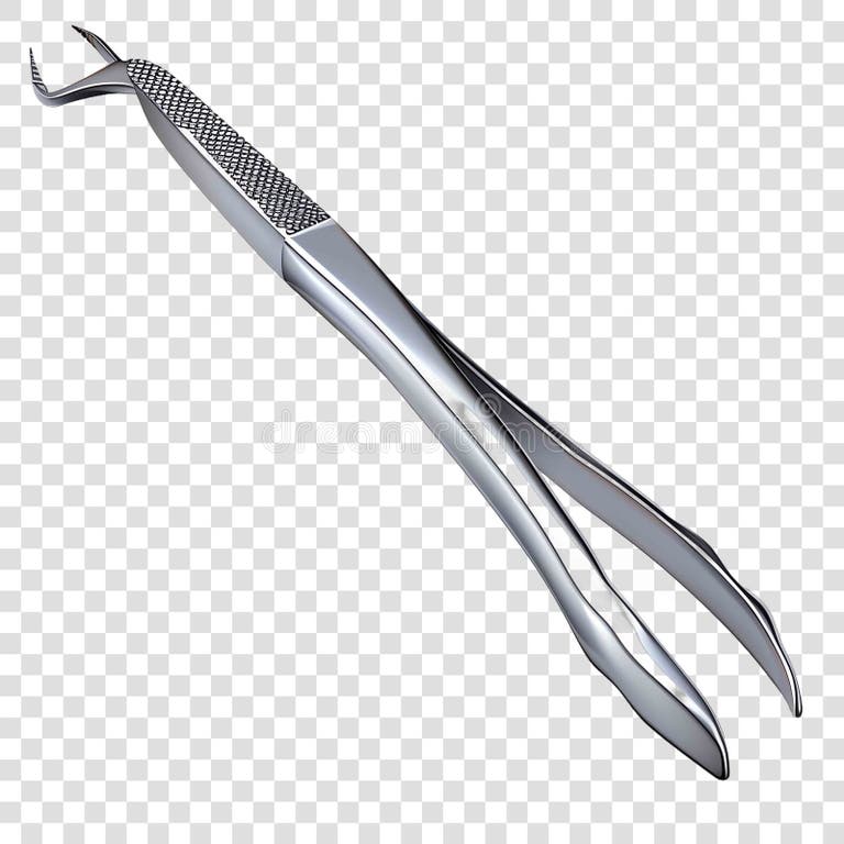 Forceps Transparent Background Realistic Element Stock Illustration ...