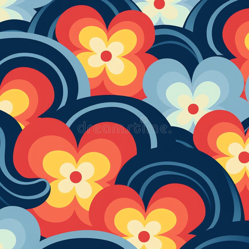 Funky Floral Background Stock Illustrations – 24,981 Funky Floral ...