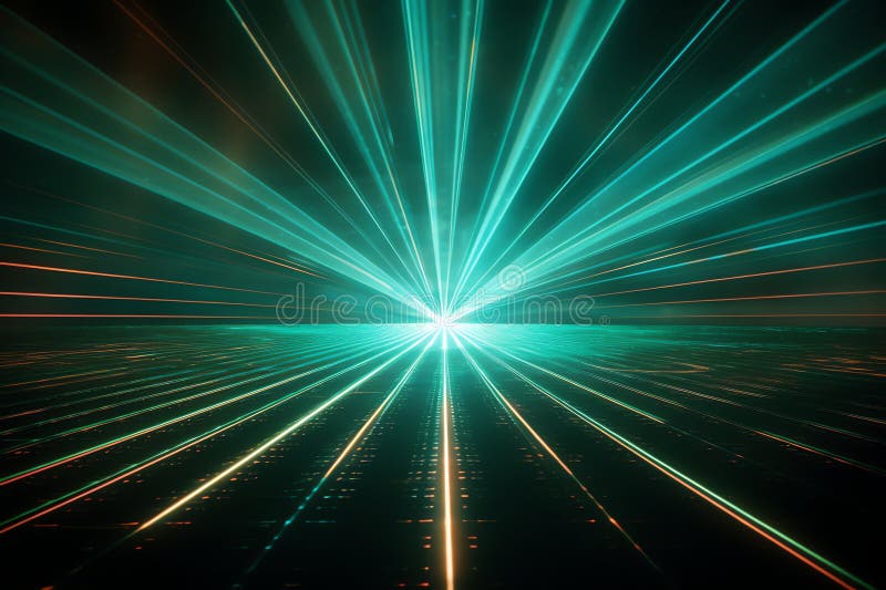 Glowing Laser Beam Patterned Backdrop 80s Retro Nostalgic Stock ...