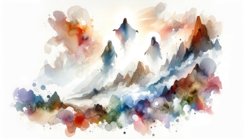 The Greatest Miracle: Transiguration of Jesus. Jesus Appearing with the ...