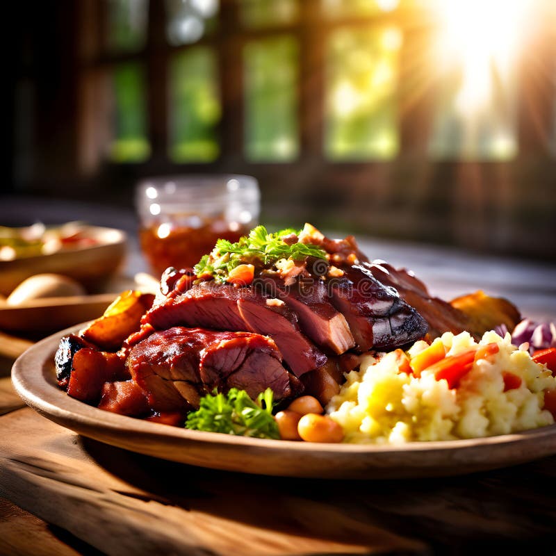 Grill Master S Delight: Exploring the World of BBQ Stock Illustration ...