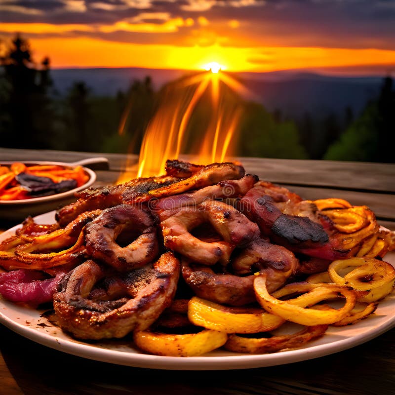 Grill Master S Delight: Exploring the World of BBQ Stock Illustration ...