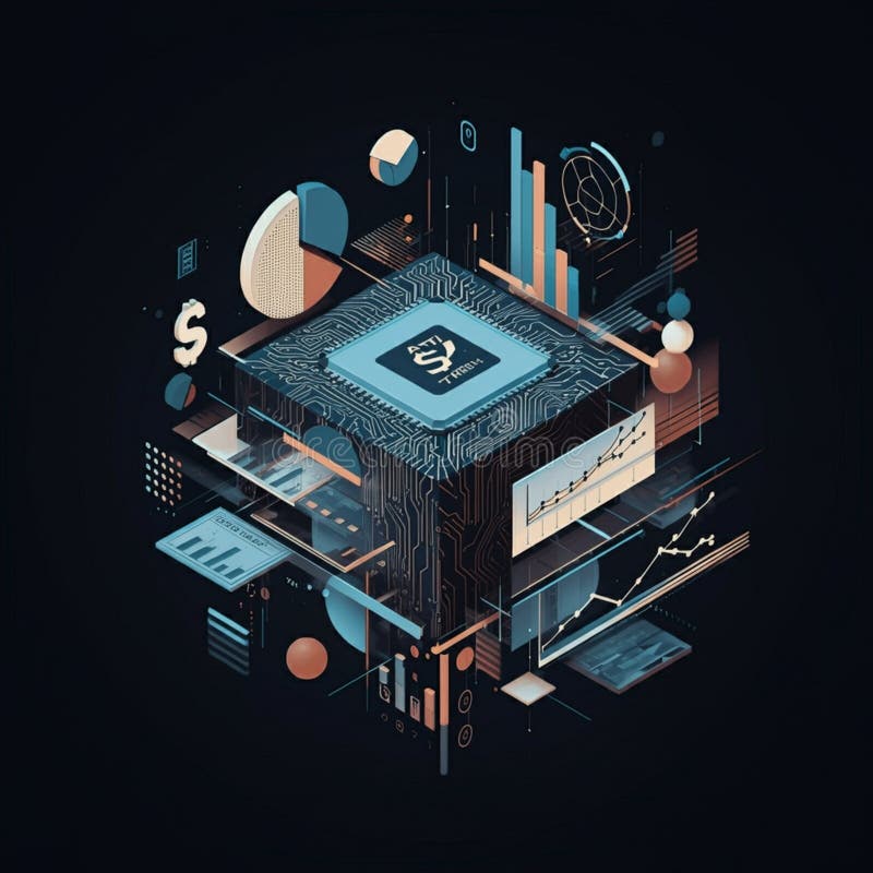 AI-Generated Image: Growth Chart Depicting Business Success Stock ...