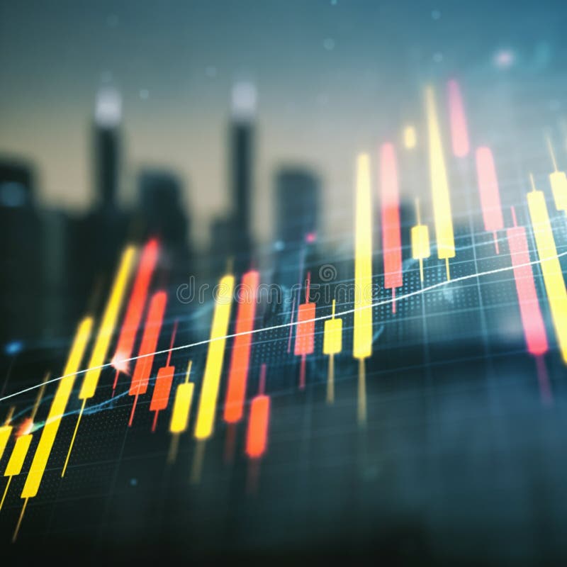 AI-Generated Image: Growth Chart Depicting Business Success Stock ...