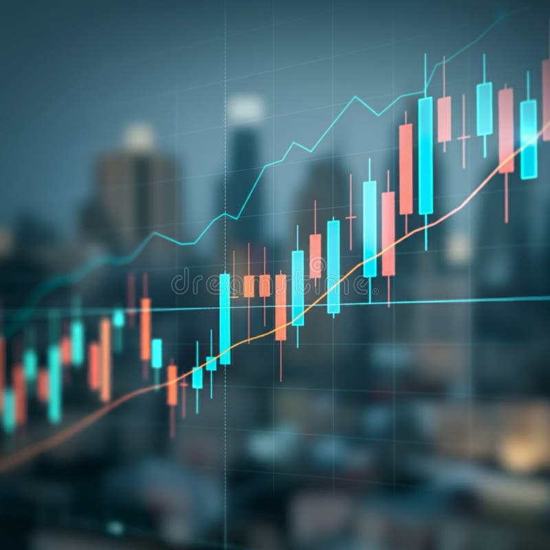 AI-Generated Image: Growth Chart Depicting Business Success Stock ...