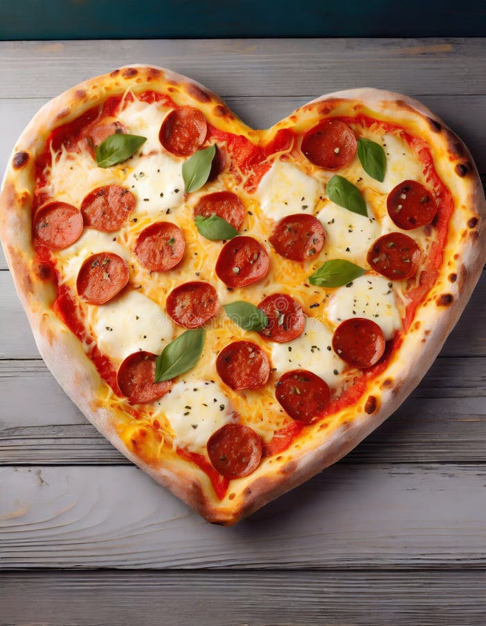 Pizza love! stock illustration. Illustration of pasta - 295090944