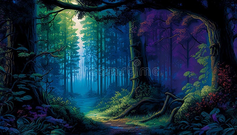 Enchanted Forest: a High-Resolution Rendition, Made with Generative AI ...