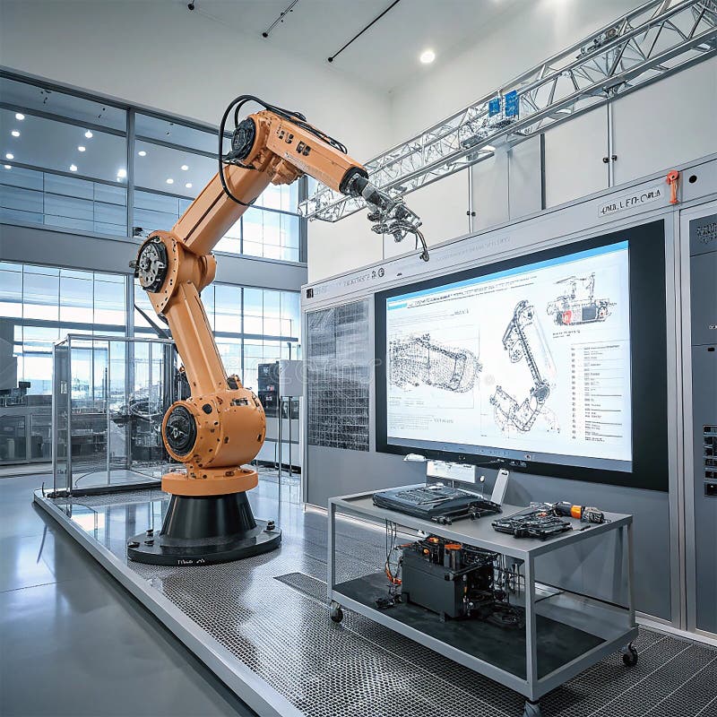 High-Tech Industrial Robotic Manipulator - AI-Generated Design Stock ...