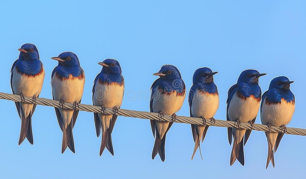 Ai Generated Image of Hirundo Rustica,it is a Perching Bird Stock ...