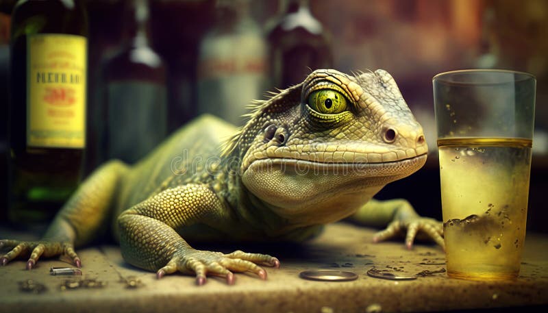 Lizard Beer Stock Illustrations – 56 Lizard Beer Stock Illustrations ...