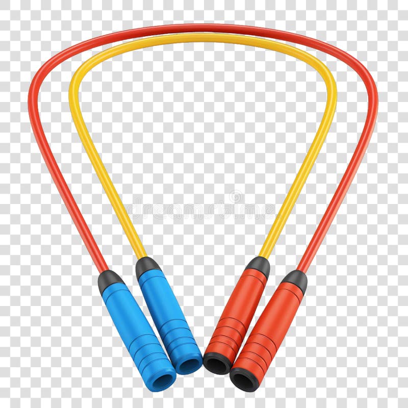 Jump Ropes Transparent Background Realistic Element Stock Illustration ...