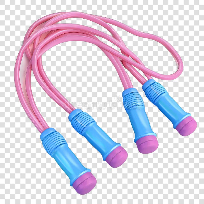Jump Ropes Transparent Background Realistic Element Stock Illustration ...